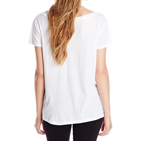 Rebecca Minkoff | Tops | Graphic Peace Love Good Vibes Tee Shirt | Poshmark